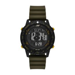 Skechers Herren Chronograph "Adventure Sport"gr&uuml;n, Armbanduhren, Quarzuhr, Armbanduhr, Herrenuhr, Silikonarmband, digital, Tag