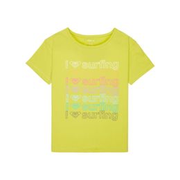 T-Shirt Roxy "Lilyregular Night Vintage", Jungen, Gr. 10(140-148cm), daiquiri gr&uuml;n, Obermaterial: 100% Walkfrottier;, Shirts T-Shirt
