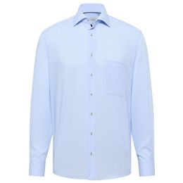 Langarmhemd Eterna "COMFORT FIT", Herren, Gr. 40, Normalgr&ouml;&szlig;en, himmelblau, 42% Baumwolle, 58% Lyocell, normal, Manschette, Hemden, NON IRON (b&uuml;gelfrei)
