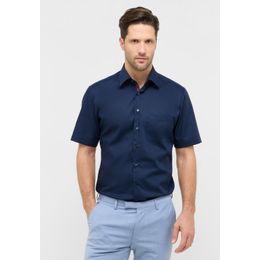Eterna Herren Kurzarmhemd "MODERN FIT"navy, Gr. 41, Popeline, 100% Baumwolle, Hemden, NON IRON (b&uuml;gelfrei)