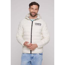Outdoorjacke CAMP DAVID, Herren, Gr. 4XL, kitt, Steppware, Material: 100% Polyamid, Futter: 100% Polyester, F&uuml;llung: 100% Polyester, bedruckt, bestickt, slim fit normal, eingesetzt elastischer Bund, Jacken Outdoorjacke, mit Innentaschen