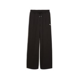 Sporthose Puma "Wardrobe Essentials Oversized Jogginghose Herren", Herren, Gr. M, Normalgr&ouml;&szlig;en, schwarz, Obermaterial: 66% Baumwolle, 34% Polyester; Seitentasche &ndash; Oben: 100% Baumwolle; R&uuml;cktaschenbeutel: 100% Baumwolle, unifarben, oversize, Hosen Sporthose