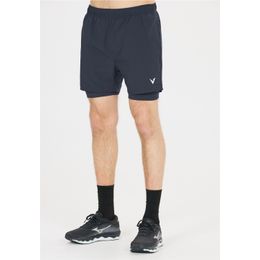 Shorts Virtus "Zayne V2", Herren, Gr. L, US-Gr&ouml;&szlig;en, dunkelblau, 95% Polyester, 5% Elasthan, unifarben, kurz, Hosen Shorts, mit elastischem Bund und innenliegendem Kordelzug