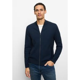 Sweatjacke OLYMP "OLYMP Casual Strick", Herren, Gr. XXL, marine, 55% Baumwolle, 45% Polyester, Sweatjacken Sweatjacke