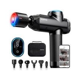 Power+ Thermacool Massage Gun, Massageger&auml;t schwarz
