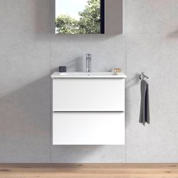 Duravit Plinero Schrank mit ME by Starck Waschtisch, 2 Ausz&uuml;ge, 233663AA00+PL8205018180000,
