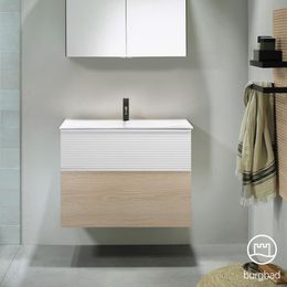 Burgbad Fiumo Schrank mit Waschtisch, 2 Ausz&uuml;ge, SFXN082F3959FOT2C0001G0223,