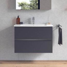 Duravit Plinero Schrank mit ME by Starck Waschtisch, 2 Ausz&uuml;ge, 233683AA00+PL8206049490000,