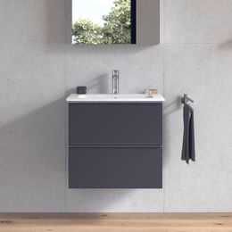 Duravit Plinero Schrank mit ME by Starck Waschtisch, 2 Ausz&uuml;ge, 233663AA00+PL8205049490000,