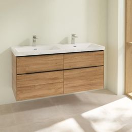 Villeroy & Boch Villeroy & Boch Subway 3.0 Schrank mit Doppelwaschtisch, 4 Ausz&uuml;ge, 4A71D5RW+C56801RH,
