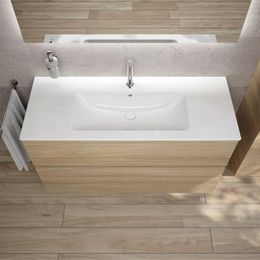 Duravit ME by Starck Waschtisch, evineo ineo5 evo Unterschrank B: 121 cm, 2 Ausz&uuml;ge, mit Griffmulde,, 233612AA00+BE0716OA,
