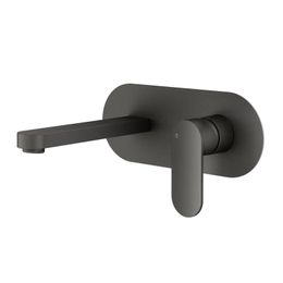 Mariner Uno Wand-Waschtischarmatur Ausladung: 220 mm, inklusive Grundk&ouml;rper, UNO0055-GR,