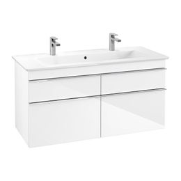 Villeroy & Boch Villeroy & Boch Venticello Schrank mit Doppelwaschtisch, 4 Ausz&uuml;ge, 4104CKRW+A92901DH,