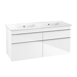 Villeroy & Boch Villeroy & Boch Venticello Schrank mit Doppelwaschtisch, 4 Ausz&uuml;ge, 4111DJRW+A93001DH,
