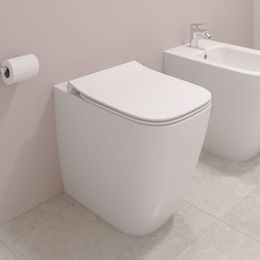 Ideal Standard Basento Toilette bodenstehend, K888201+K888401,