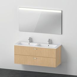Duravit ME by Starck Doppelwaschtisch mit XBase Schrank, mit Spiegel, XB0074030300000,