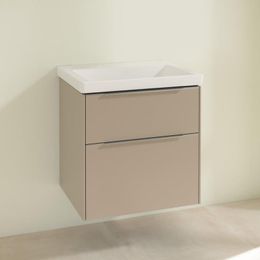 Villeroy & Boch Villeroy & Boch Subway 3.0 Schrank mit Waschtisch, 2 Ausz&uuml;ge, 4A706301+C57800VM,