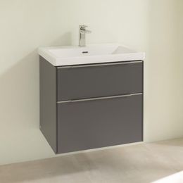 Villeroy & Boch Villeroy & Boch Subway 3.0 Schrank mit Waschtisch, 2 Ausz&uuml;ge, 4A7065RW+C57600VR,