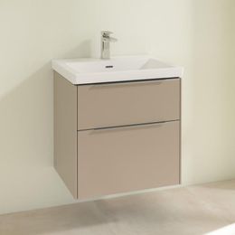Villeroy & Boch Villeroy & Boch Subway 3.0 Schrank mit Waschtisch, 2 Ausz&uuml;ge, 4A7060RW+C57800VM,