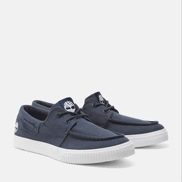 Sneaker Timberland "MYLO BAY LOW LACE UP SNEAKER", Herren, Gr. 44,5 (10,5), blau (dk blu texti), Textil, Schuhe Sneaker