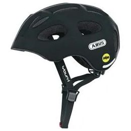 Fahrradhelm Abus "YOUN-I MIPS" Gr. S, schwarz (velvet schwarz), Helme, S Kopfumfang: 48cm - 54cm