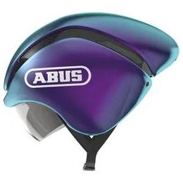 Rennradhelm Abus "GAMECHANGER TT" Gr. S, lila, Helme, S Kopfumfang: 51cm - 55cm, Farbverlauf, gl&auml;nzend