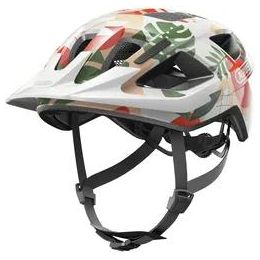 Fahrradhelm Abus "ADURO 3.0" Gr. M, orange (orange palm), Helme, M Kopfumfang: 52cm - 58cm