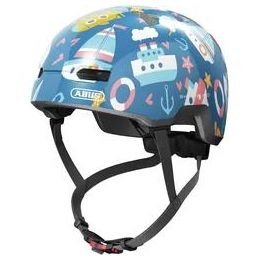 Fahrradhelm Abus "Skurb Kid" Gr. M, blau (blau sailor), Helme, M Kopfumfang: 50cm - 55cm