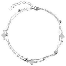 Adelia&acute;s Armband ADELIA ́S "Damen Armband &ndash; Herz aus Edelstahl 24+5 cm", silber, Armb&auml;nder, Damen, 29cm, Edelstahl, Armband, Perfekt als Geschenk f&uuml;r besondere Menschen