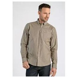 JACK'S INN 54 Businesshemd JACK&rsquo;S "Oxford-Hemd Regular Fit", Herren, Gr. L, Normalgr&ouml;&szlig;en, braun, Obermaterial: 98% Baumwolle, 2% Elasthan, Hemden