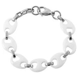 Adelia&acute;s Gliederarmband ADELIA ́S "Damen Armband &ndash; Gliederarmband aus Edelstahl 21 cm", silber, Armb&auml;nder, Damen, 21cm, Edelstahl, Gliederarmband, Geschenkidee: zeitlos und vielseitig