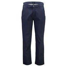 Chinos Junk De Luxe "Chino Relaxed Loose Fit", Herren, Gr. 38, L&auml;nge 30, dk blau, Obermaterial: 98% Baumwolle, 2% Elasthan, unifarben, relaxed fit, Hosen