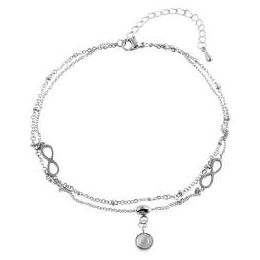 Adelia&acute;s Armband ADELIA ́S "Damen Armband &ndash; Unendlichkeitszeichen aus Edelstahl 24 cm", silber, Armb&auml;nder, Damen, 24cm, Edelstahl, Armband, Perfekt zum Verschenken an besondere Menschen