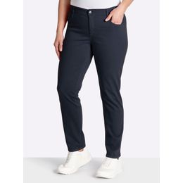 Ascari sheego Gro&szlig;e Gr&ouml;&szlig;en Stretch-Jeans in R&ouml;hren-Form, dark blue, Gr&ouml;&szlig;e 24 - Damen