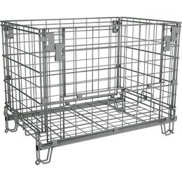 Gitter-Faltbox, LxB 1160 x 800 mm, Nutzh&ouml;he 770 mm, Stapelh&ouml;he 910 mm kaiserkraft