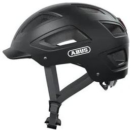 Fahrradhelm Abus "HYBAN 2.0" Gr. M, schwarz (velvet schwarz), Helme, M Kopfumfang: 52cm - 58cm