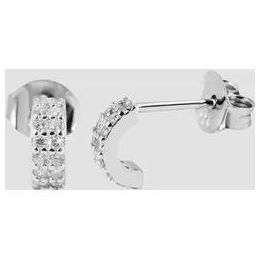 Adelia&acute;s Paar Ohrh&auml;nger ADELIA ́S "Damen Ohrringe &ndash; Ohrstecker aus 925 Silber mit Zirkonia", Damen, Gr. Damen, Silber 925 (Sterlingsilber), silber, Ohrringe, Zum Verschenken an Menschen, die Ihnen am Herzen liegen