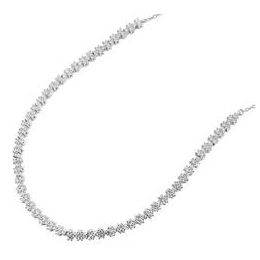 Adelia&acute;s Kette ohne Anh&auml;nger ADELIA ́S "Damen Halskette aus 925 Silber mit Zirkonia 42+3", silber, Halsketten, Damen, 45cm, Silber 925 (Sterlingsilber), Ideal als Geschenk zum einen besonderen Tag