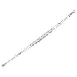 Adelia&acute;s Armband ADELIA ́S "Damen Armband aus Edelstahl mit S&uuml;&szlig;wasserperle 17+5 cm", silber, Armb&auml;nder, Damen, 22cm, Edelstahl, Armband, Geschenkidee: zeitlos und vielseitig