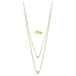 Adelia&acute;s Kette ohne Anh&auml;nger ADELIA ́S "Damen Halskette aus Edelstahl 45+5", gold, Halsketten, Damen, 50cm, Edelstahl, Eine sch&ouml;ne Geschenkidee f&uuml;r jeden Anlass