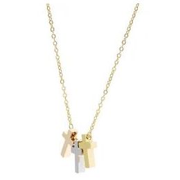 Adelia&acute;s Kette ohne Anh&auml;nger ADELIA ́S "Damen Halskette mit Anh&auml;nger &ndash; aus Edelstahl", gold, Halsketten, Damen, 42cm, Edelstahl, Ideal als Geschenk zum einfach so