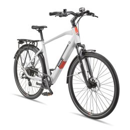 Telefunken Trekking E-Bike Elektrofahrrad 28 Zoll 8-Gang Kettenschaltung Heckmotor 250W 417,6Wh Akku Pedelec XT490 Herren