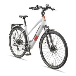Telefunken Trekking E-Bike Elektrofahrrad 28 Zoll 8-Gang Kettenschaltung Heckmotor 250W 417,6Wh Akku Pedelec XT490 Damen