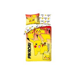 Pok&eacute;mon Pok&eacute;mon Bettw&auml;sche Set aus Baumwolle Bettdeckenbezug 140 &times; 200 cm