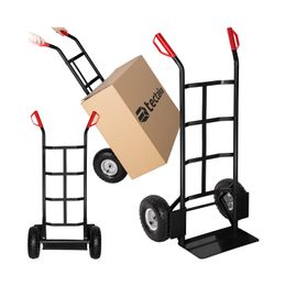 TecTake&reg; Sackkarre, mit Stahlrahmen, Ladeschaufel mit Radschutz, Belastbarkeit 200 kg