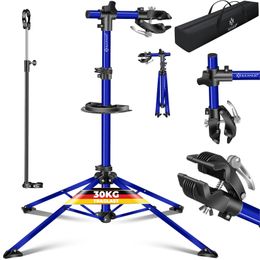 Kesser&reg; Fahrradmontagest&auml;nder Profi Reparaturst&auml;nder Fahrradst&auml;nder + Tasche Fahrradreparaturst&auml;nder bis 30 kg Fahrrad Montagest&auml;nder inkl. Werkzeugschale + Magnetfach, 360&deg; drehbar Mountainbike