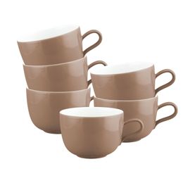 Seltmann Weiden Milchkaffeetassen Liberty Pure Colors 380 ml 6er Set