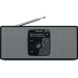 Technisat DIGITRADIO 2 S Portables DAB+/UKW-Stereoradio, 2 W schwarz/silber