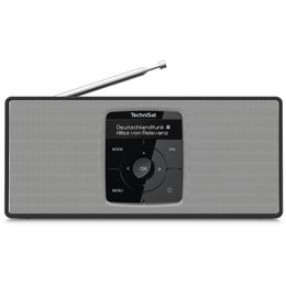 Technisat DIGITRADIO 2 S Portables DAB+/UKW-Stereoradio, 2 W schwarz/wei&szlig;
