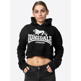Lonsdale Frauen Kapuzensweatshirt Cropped ROXETH